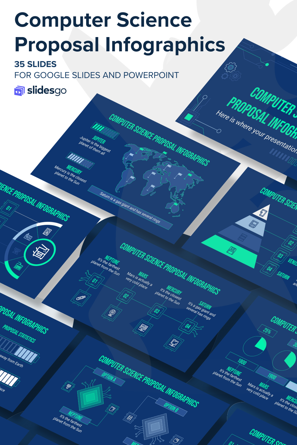 Computer Science Proposal Infographics | Google Slides & PPT