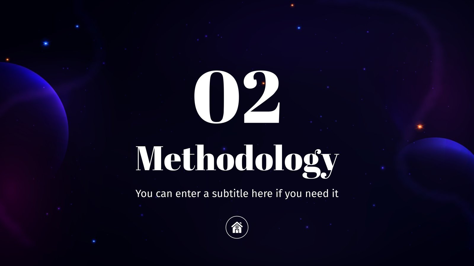 Elegant Galaxy Background Breakthrough | Google Slides & PPT