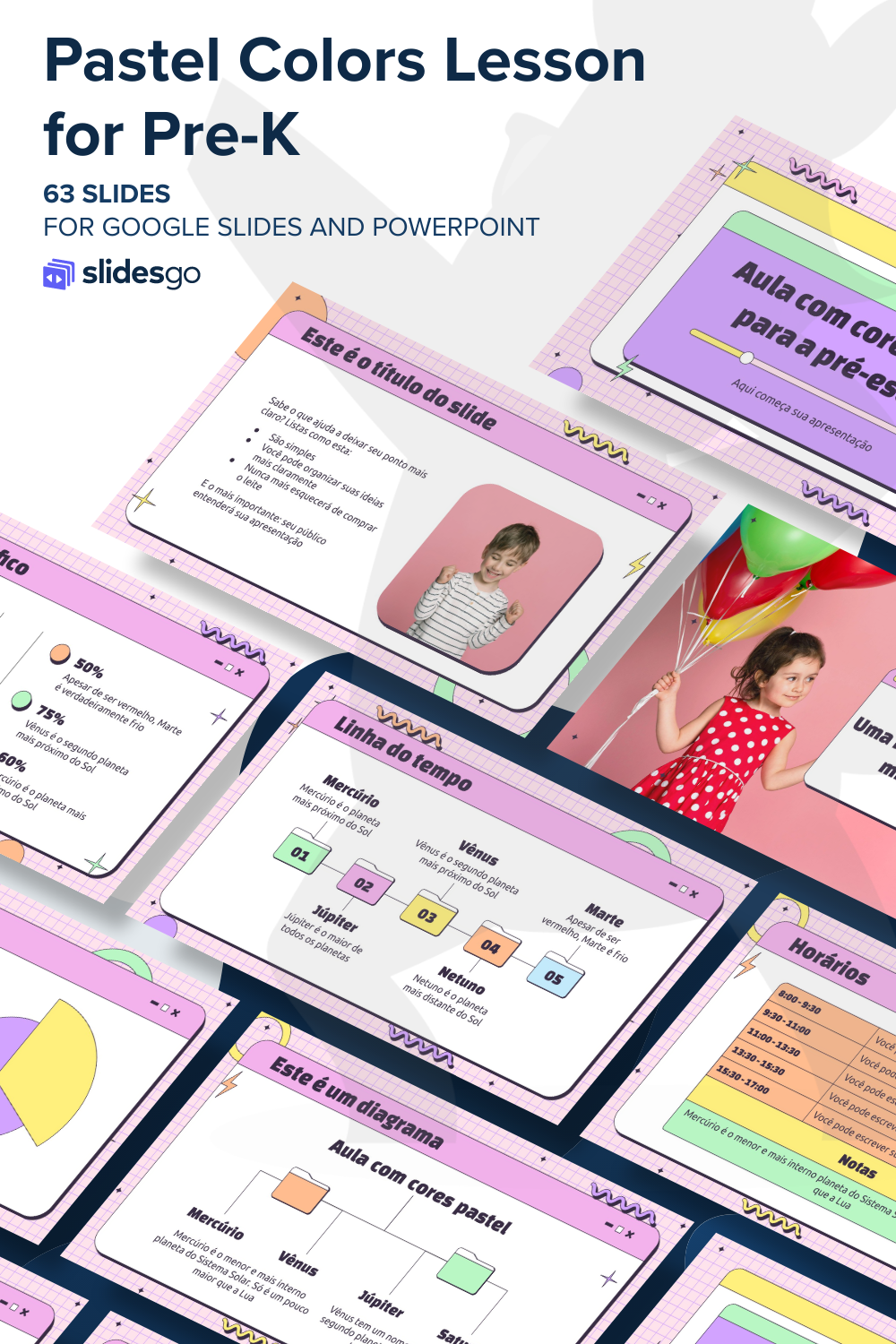 Pastel Colors Lesson for Pre-K | Google Slides & PowerPoint