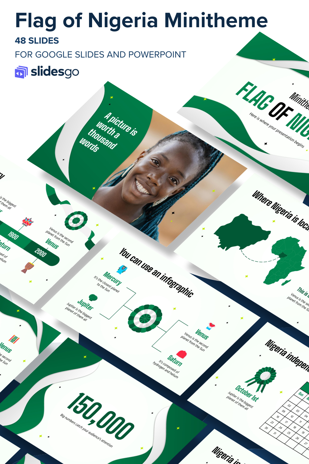 Flag Of Nigeria Minitheme Google Slides PowerPoint flag-of-nigeria-minitheme-google-slides-powerpoint