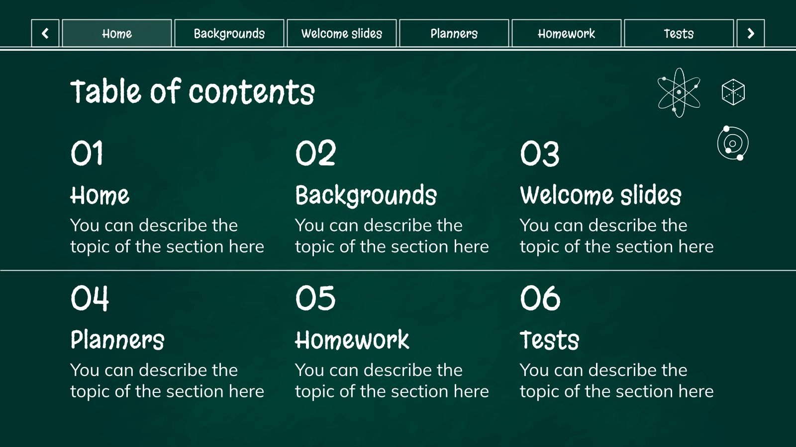 Scientific Blackboard Teacher Education Pack | Google Slides
