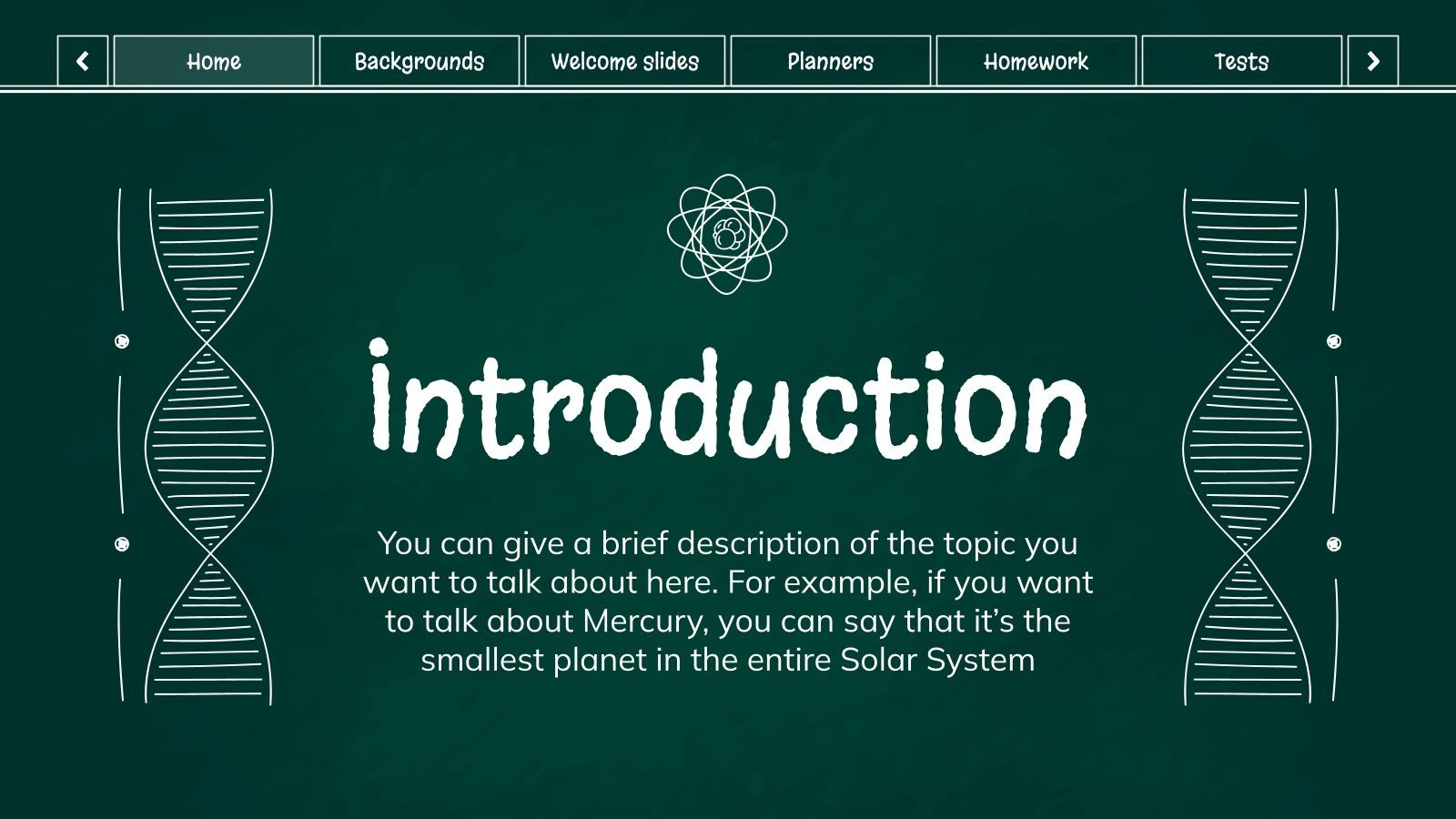 Scientific Blackboard Teacher Education Pack | Google Slides