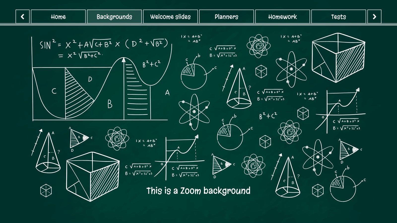 Scientific Blackboard Teacher Education Pack | Google Slides