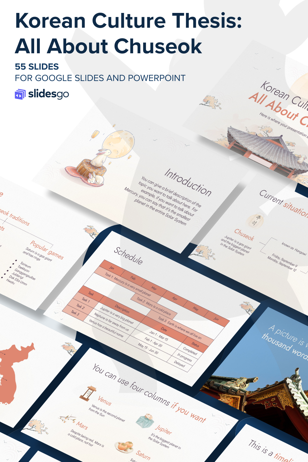 Korean Culture Thesis: All About Chuseok | Google Slides & PPT