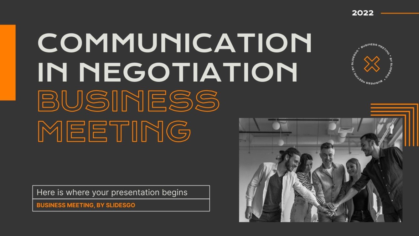 Communication in Negotiation Business Meeting | Google Slides