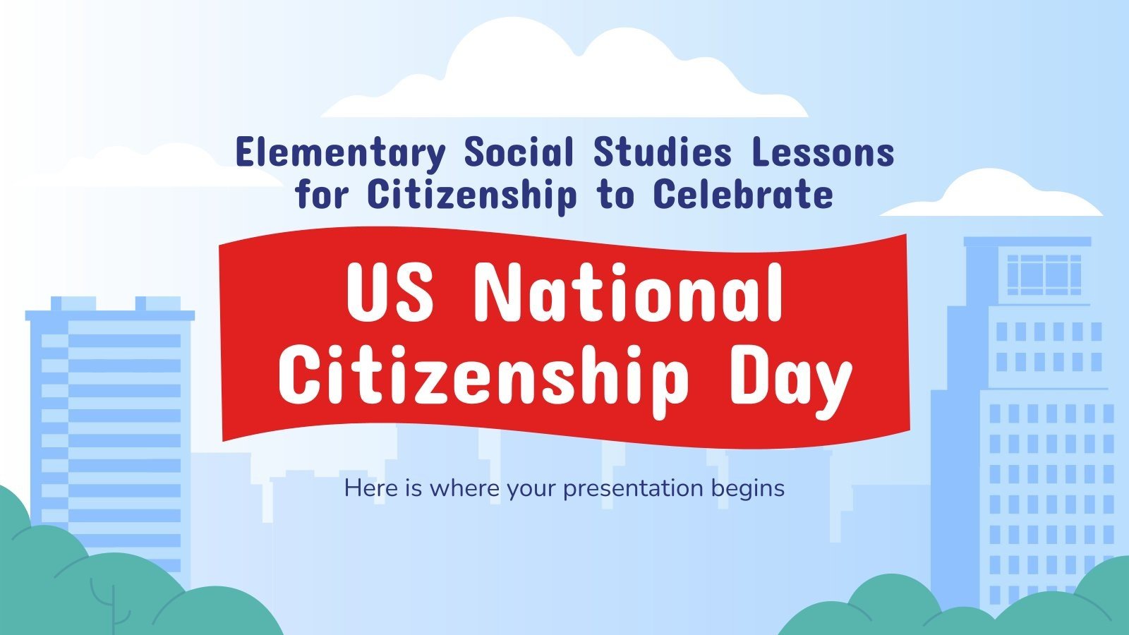 Elementary Social Studies Lessons for National Citizenship Day
