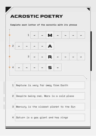 Printable Acrostic Poetry Slides | Google Slides & PowerPoint