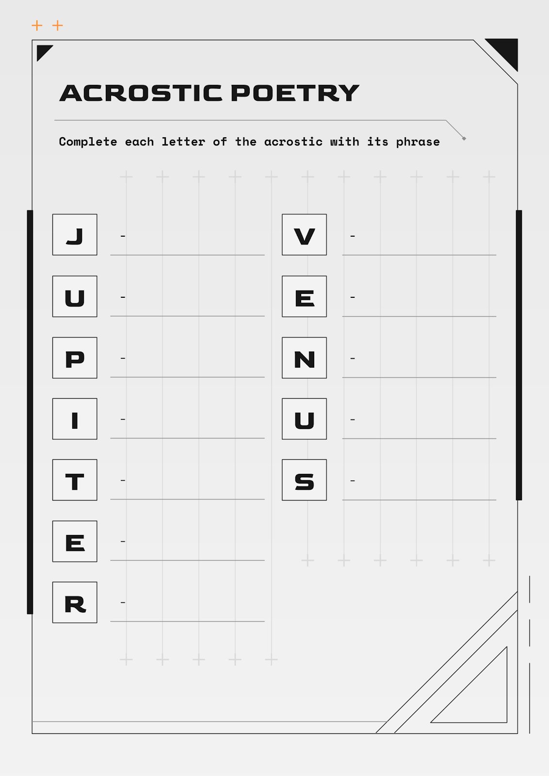 Printable Acrostic Poetry Slides | Google Slides & PowerPoint