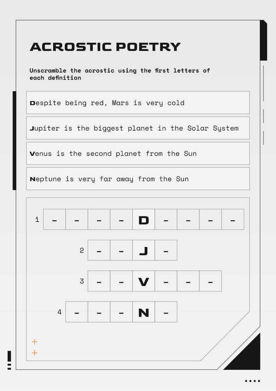 Printable Acrostic Poetry Slides | Google Slides & PowerPoint