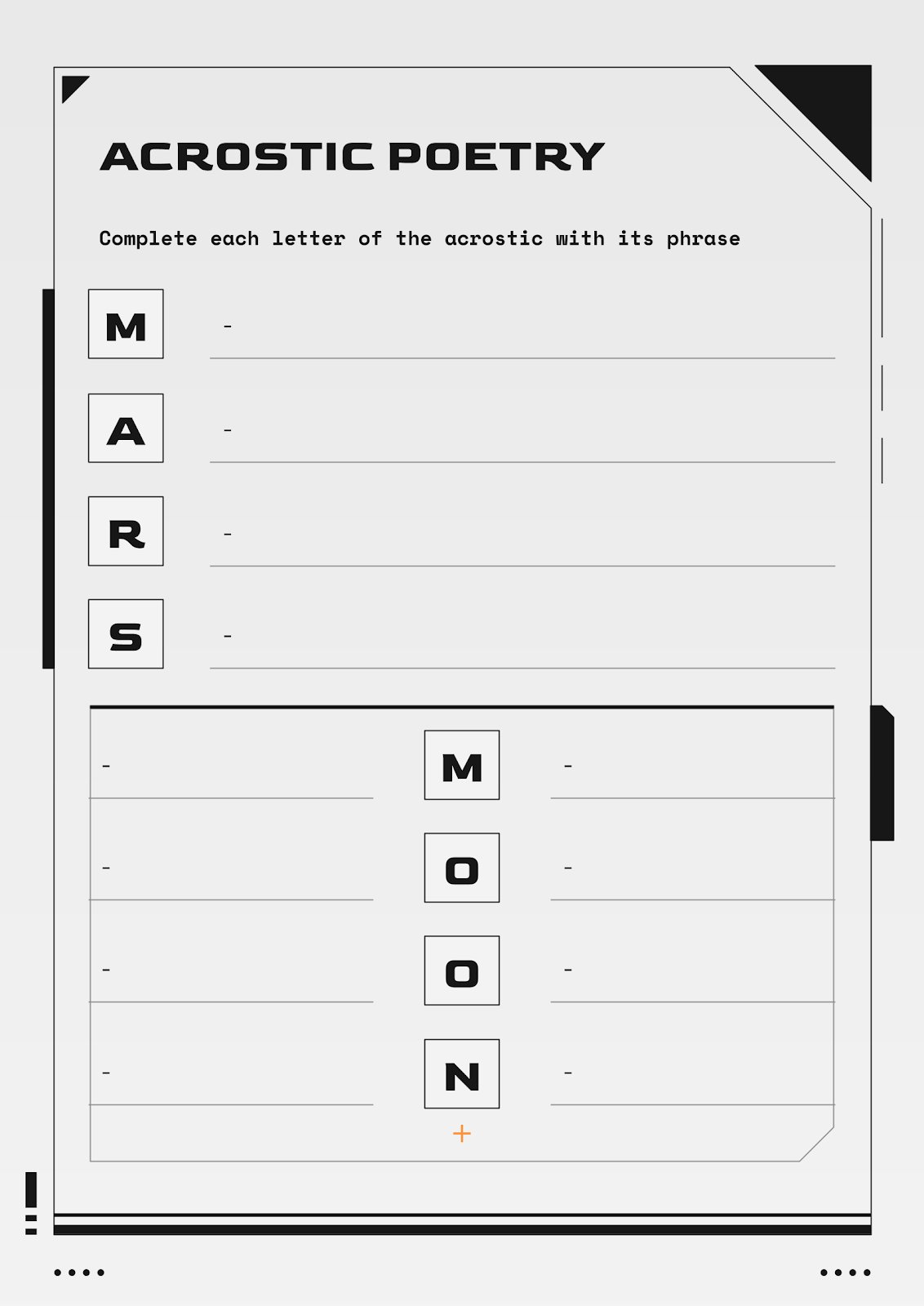 Printable Acrostic Poetry Slides | Google Slides & PowerPoint