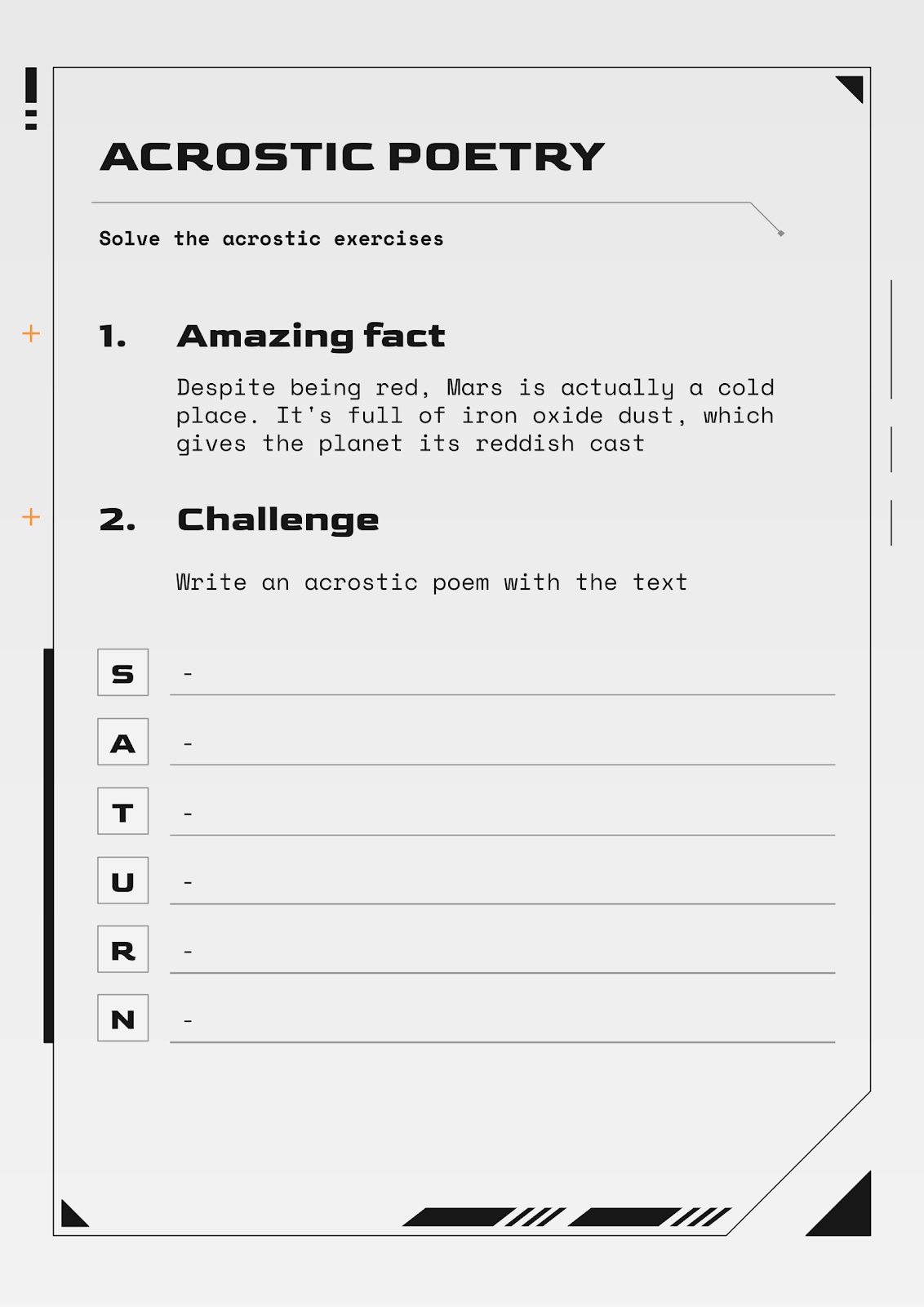 Printable Acrostic Poetry Slides | Google Slides & PowerPoint