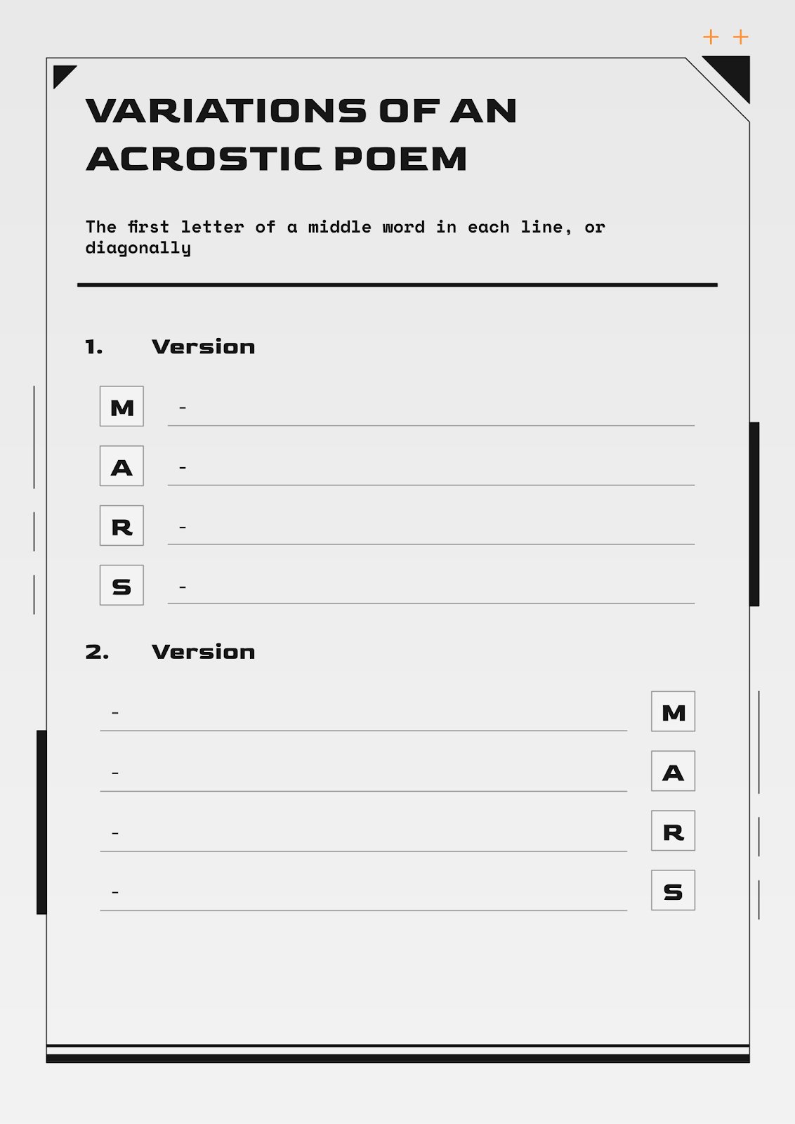 Printable Acrostic Poetry Slides | Google Slides & PowerPoint