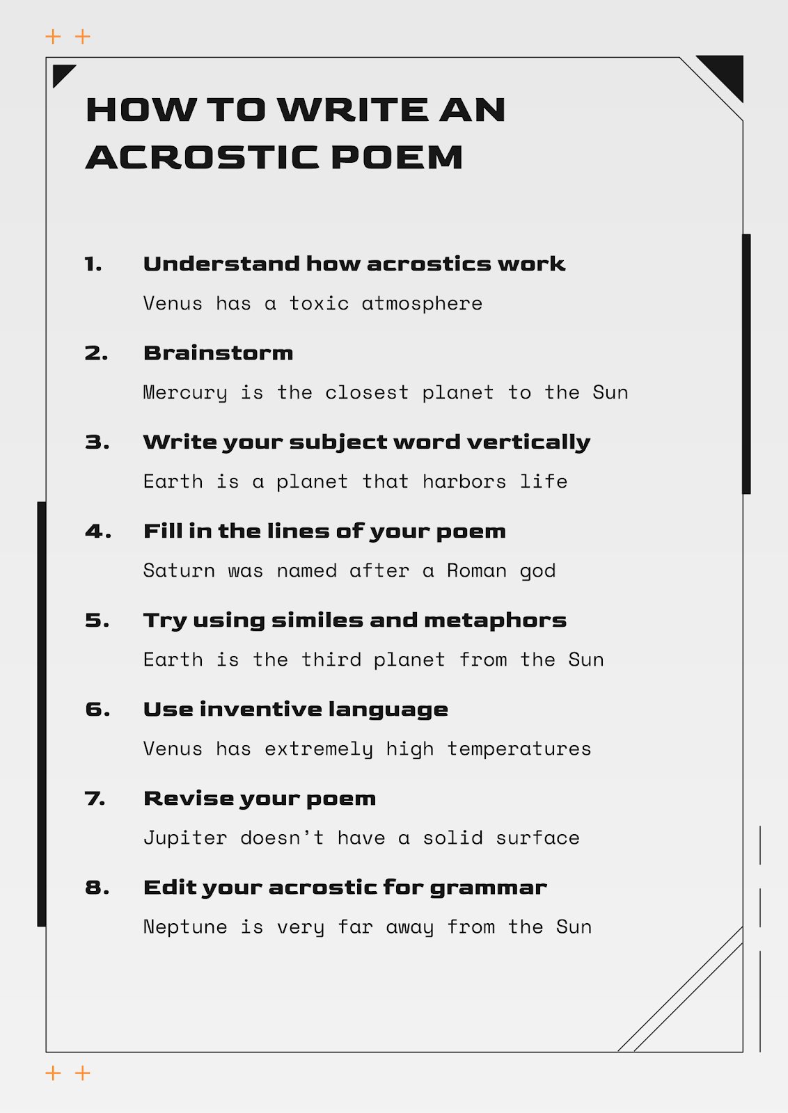 Printable Acrostic Poetry Slides | Google Slides & PowerPoint