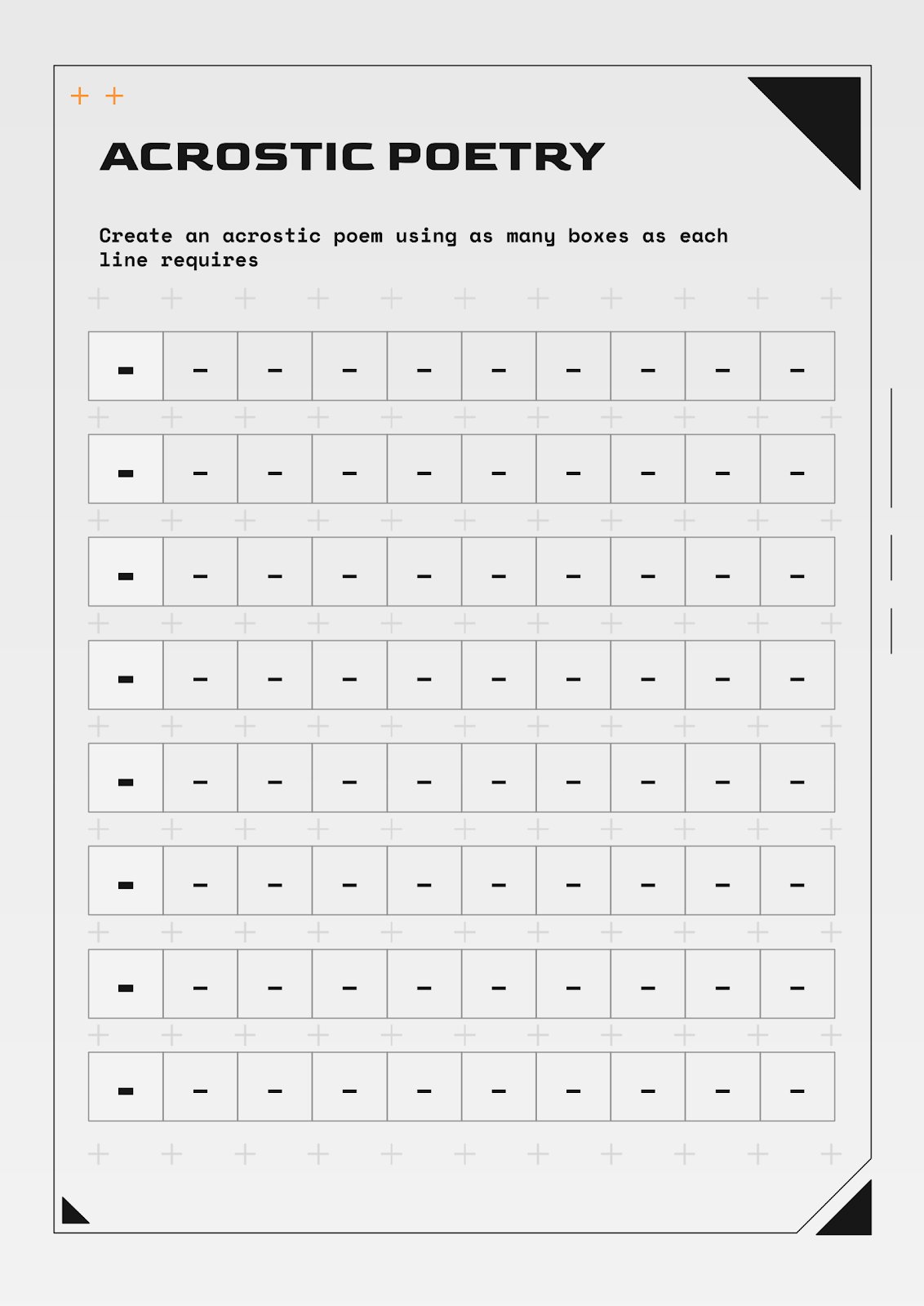 Printable Acrostic Poetry Slides | Google Slides & PowerPoint