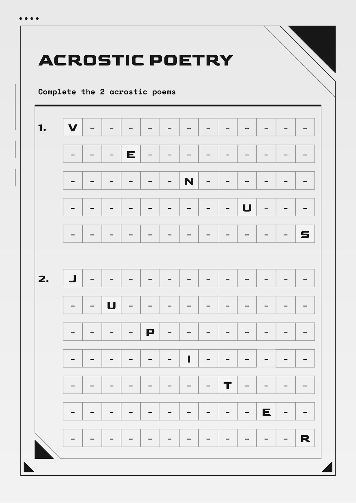 Printable Acrostic Poetry Slides | Google Slides & PowerPoint