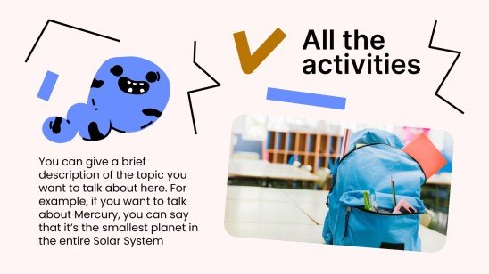 Back to School Activities for Middle School | Google Slides