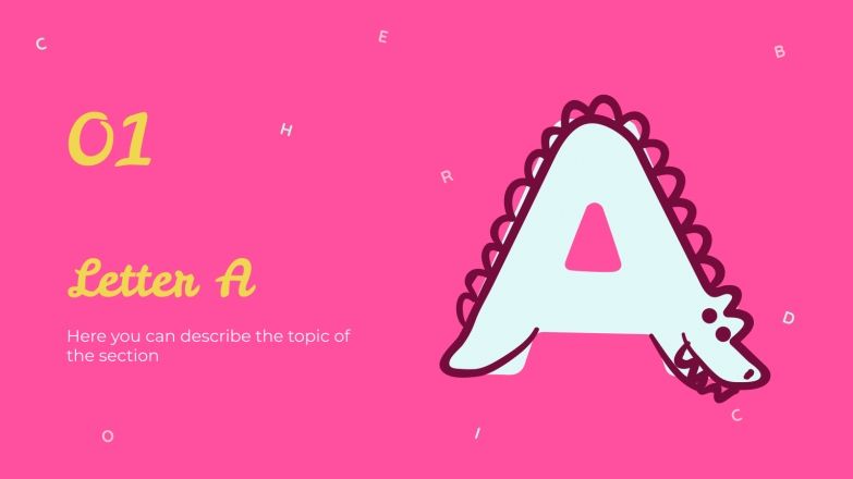 Letter of the Week | Template for Google Slides & PPT