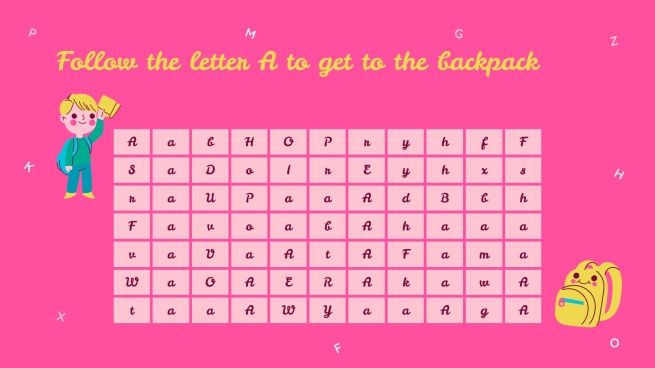 Letra de la semana | Plantilla de Google Slides & PPT