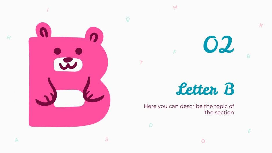 Letra de la semana | Plantilla de Google Slides & PPT