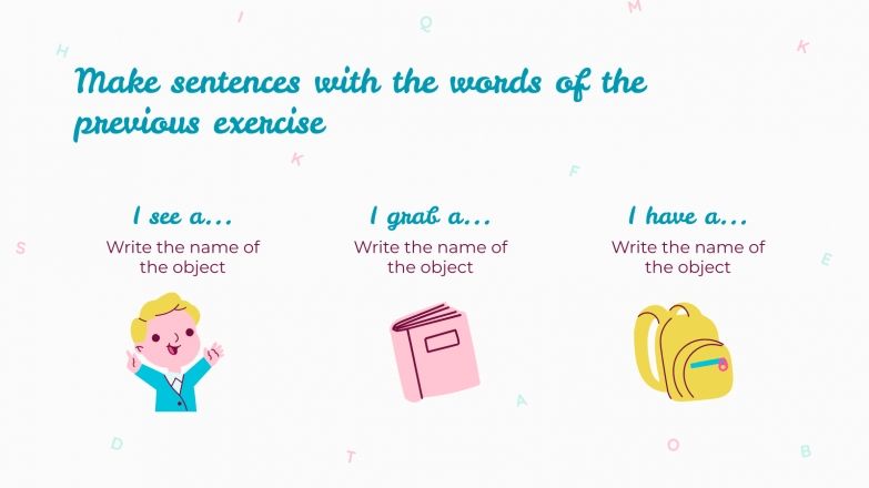 Letra de la semana | Plantilla de Google Slides & PPT