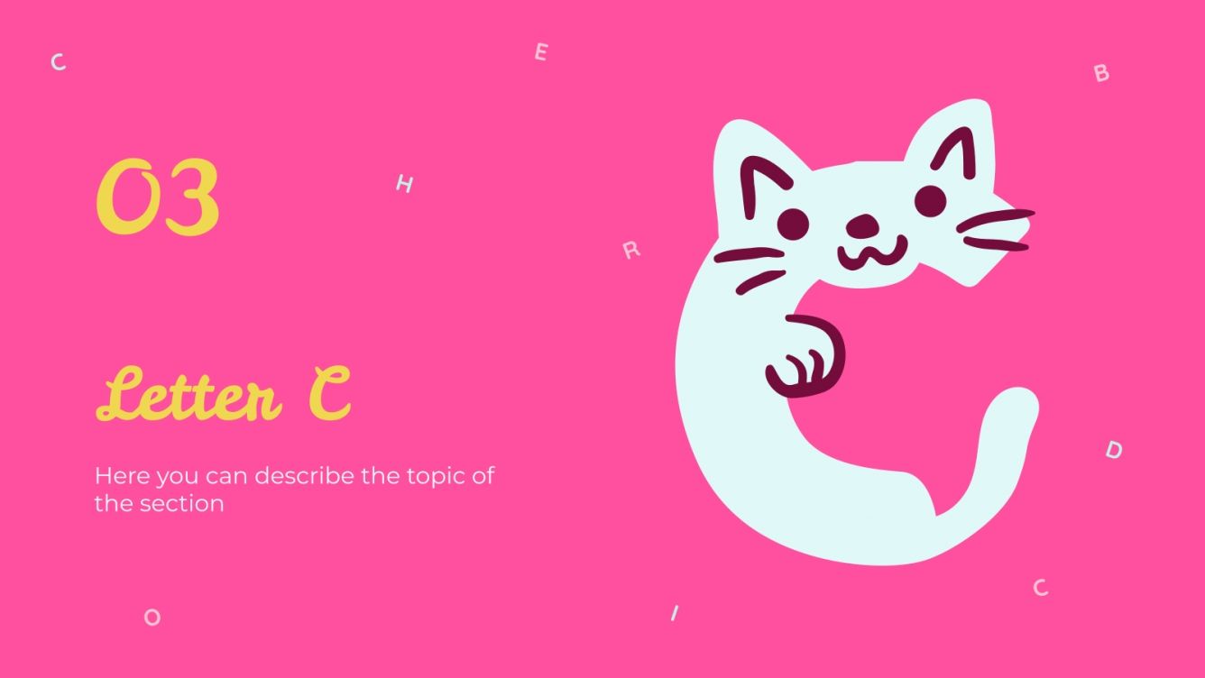 Letra de la semana | Plantilla de Google Slides & PPT