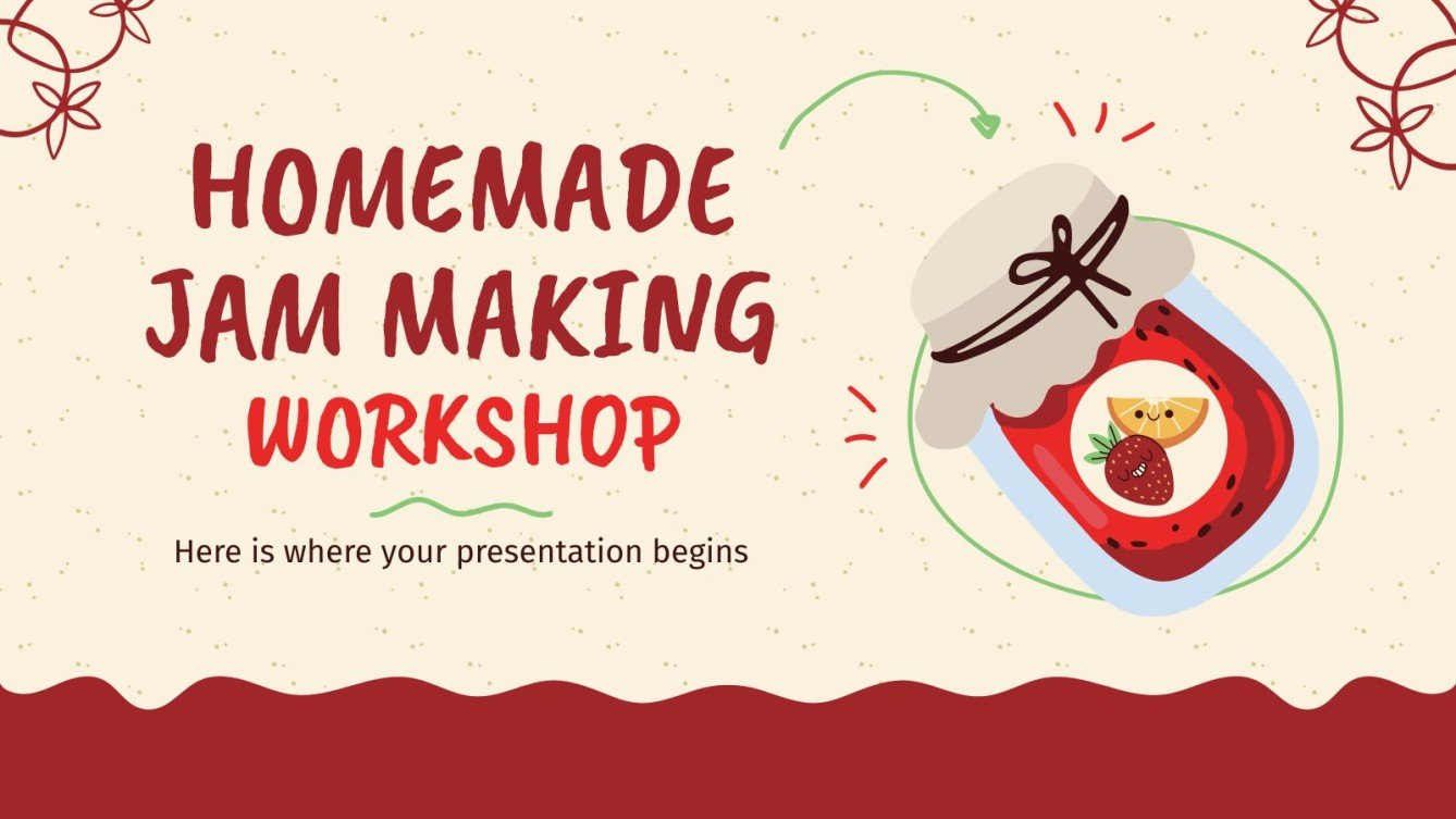 Homemade Jam Making Workshop | Google Slides & PowerPoint