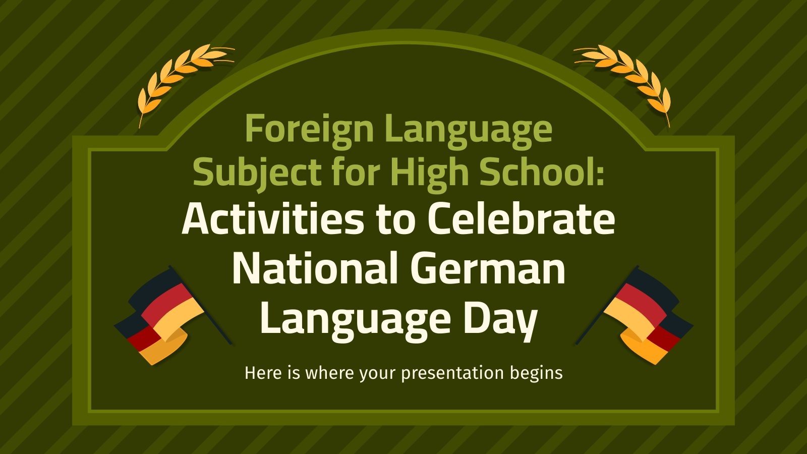 Free Google Slides & PPT templates about languages