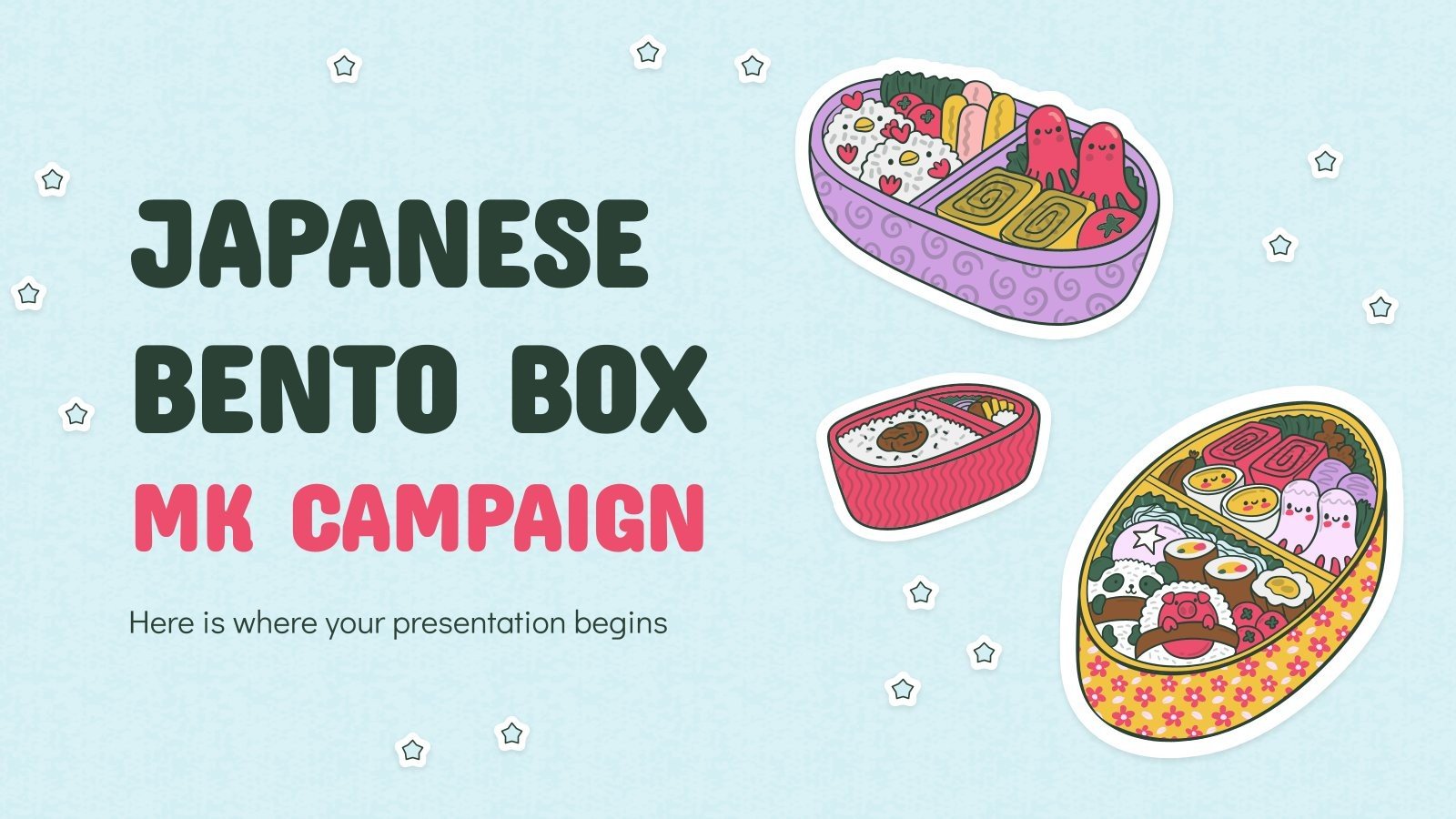 Japanese Bento Box MK Campaign | Google Slides & PowerPoint