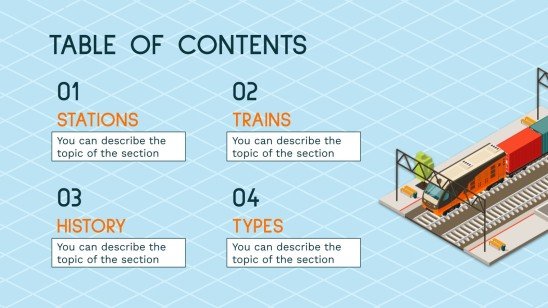 Minithème de trains ! | Google Slides et PowerPoint