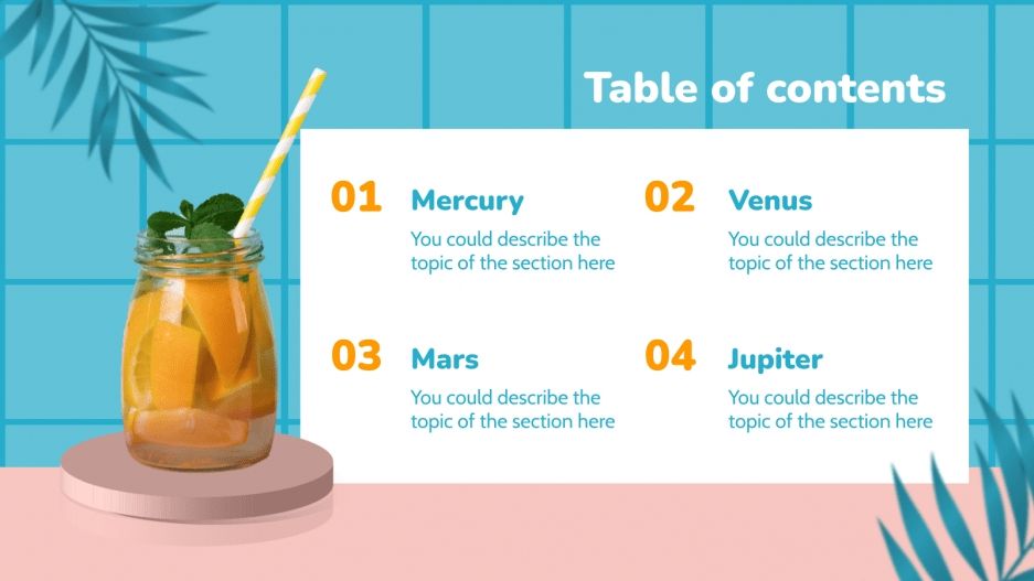 Orange Juice Appreciation Google Slides & PPT template