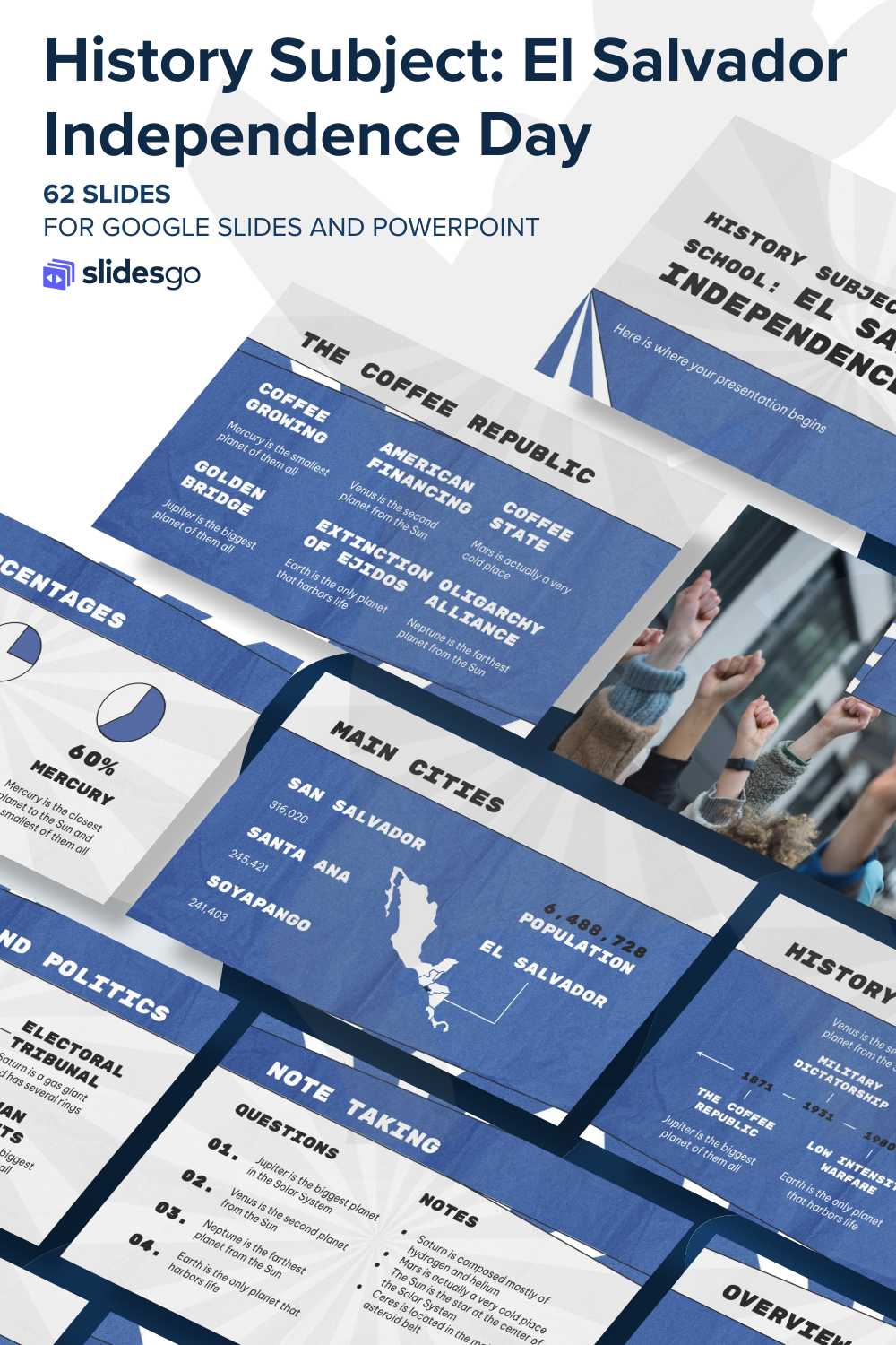 History: El Salvador Independence Day | Google Slides & PPT