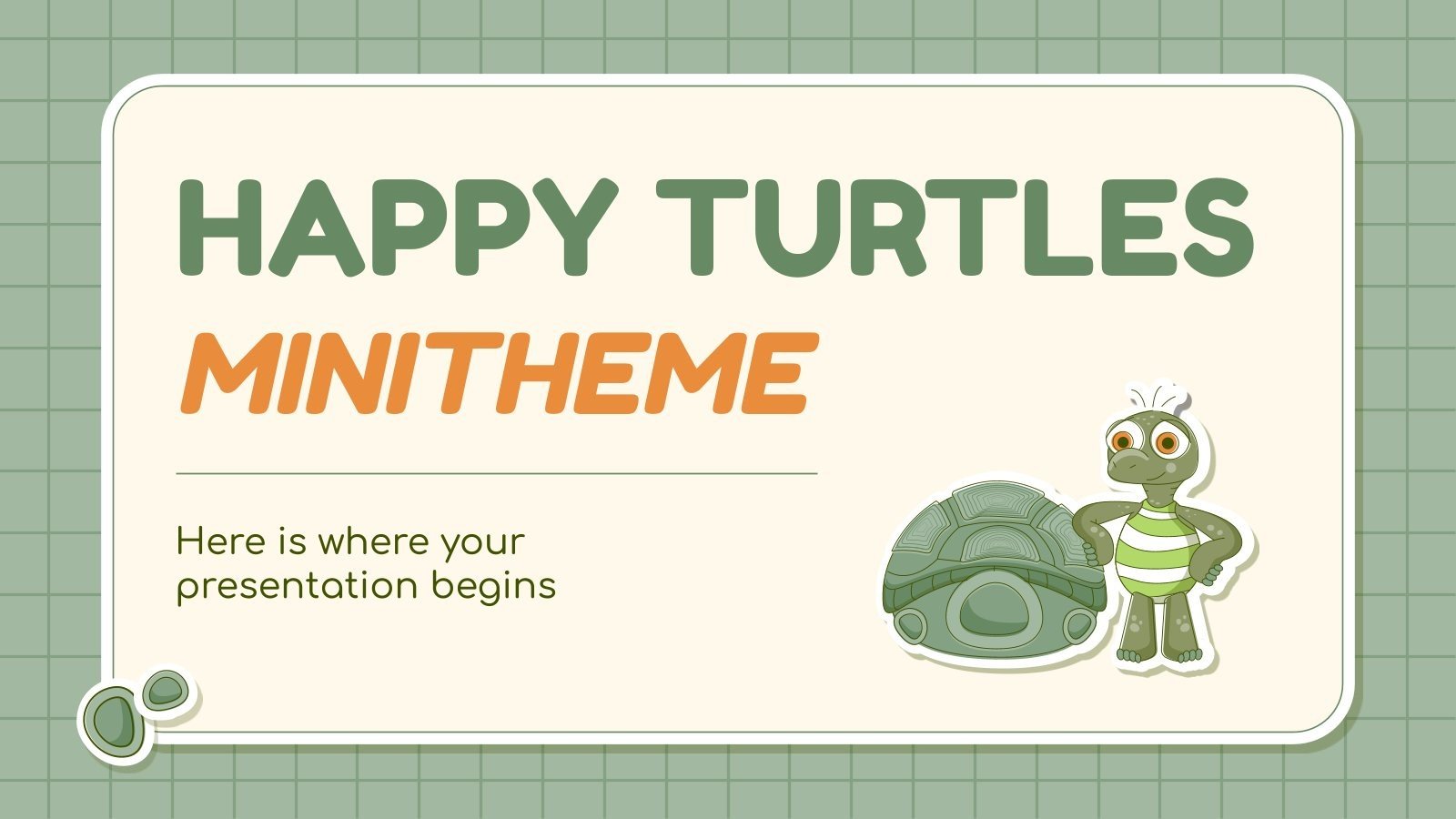 Happy Turtles Minitheme | Google Slides and PowerPoint