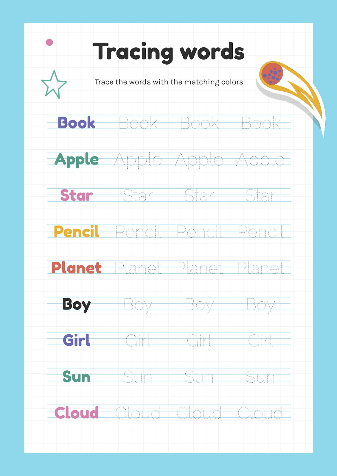 Art Subject for Pre-K: My Creative Journal | Google Slides