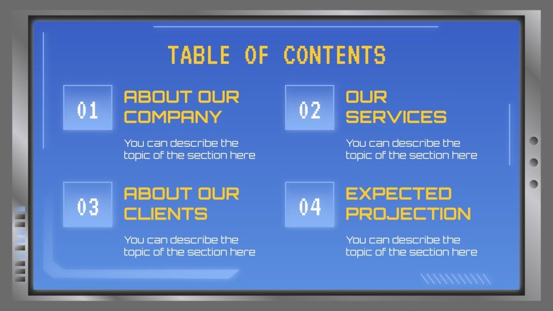 Security Guard Services Company Profile | Google Slides & PPT