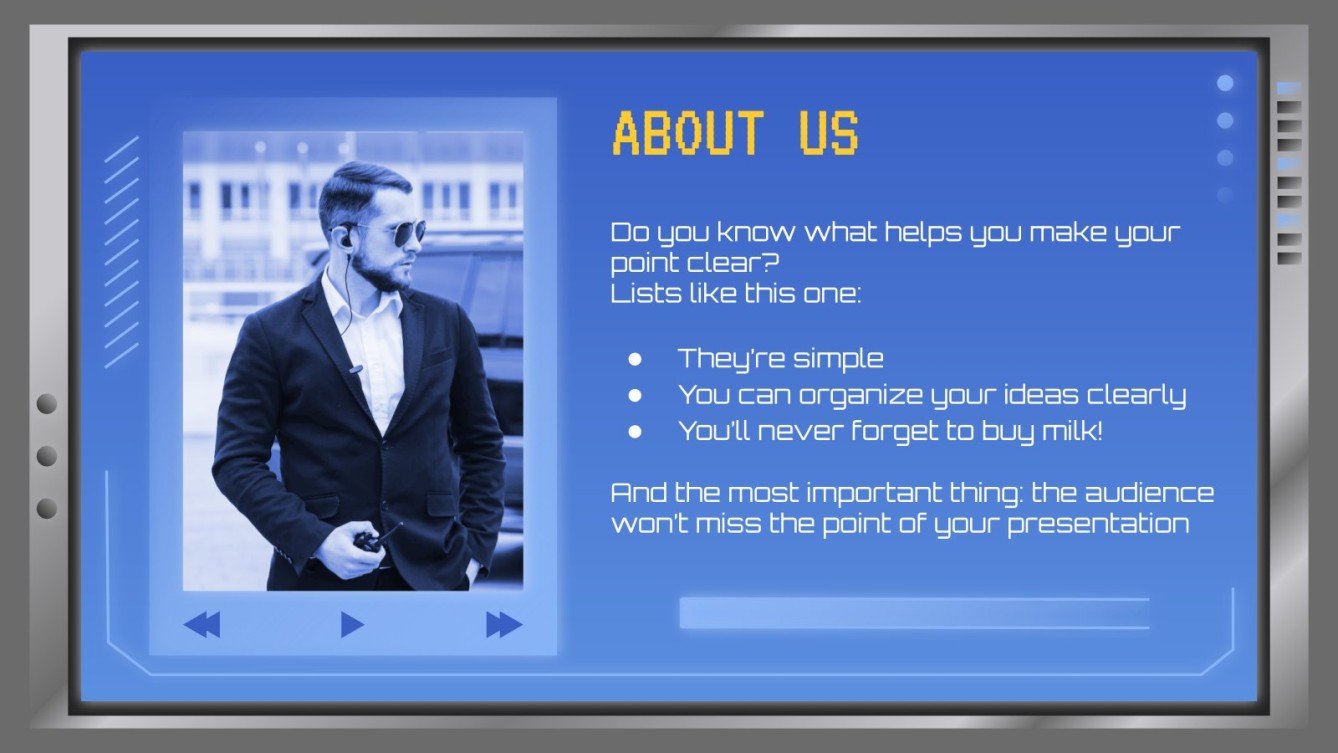 Security Guard Services Company Profile | Google Slides & PPT