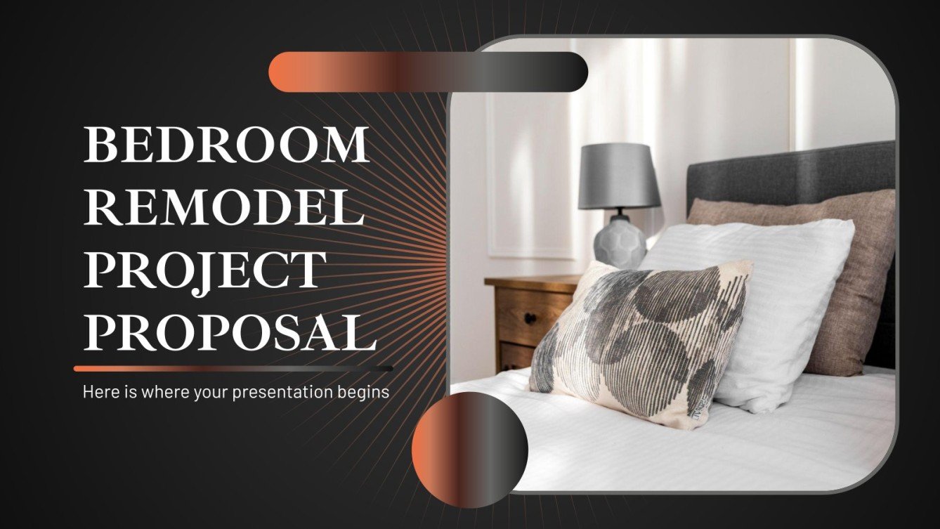 Bedroom Remodel Project Proposal | Google Slides and PPT