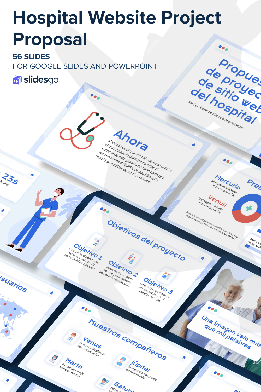 Hospital Website Project Proposal | Google Slides & PowerPoint