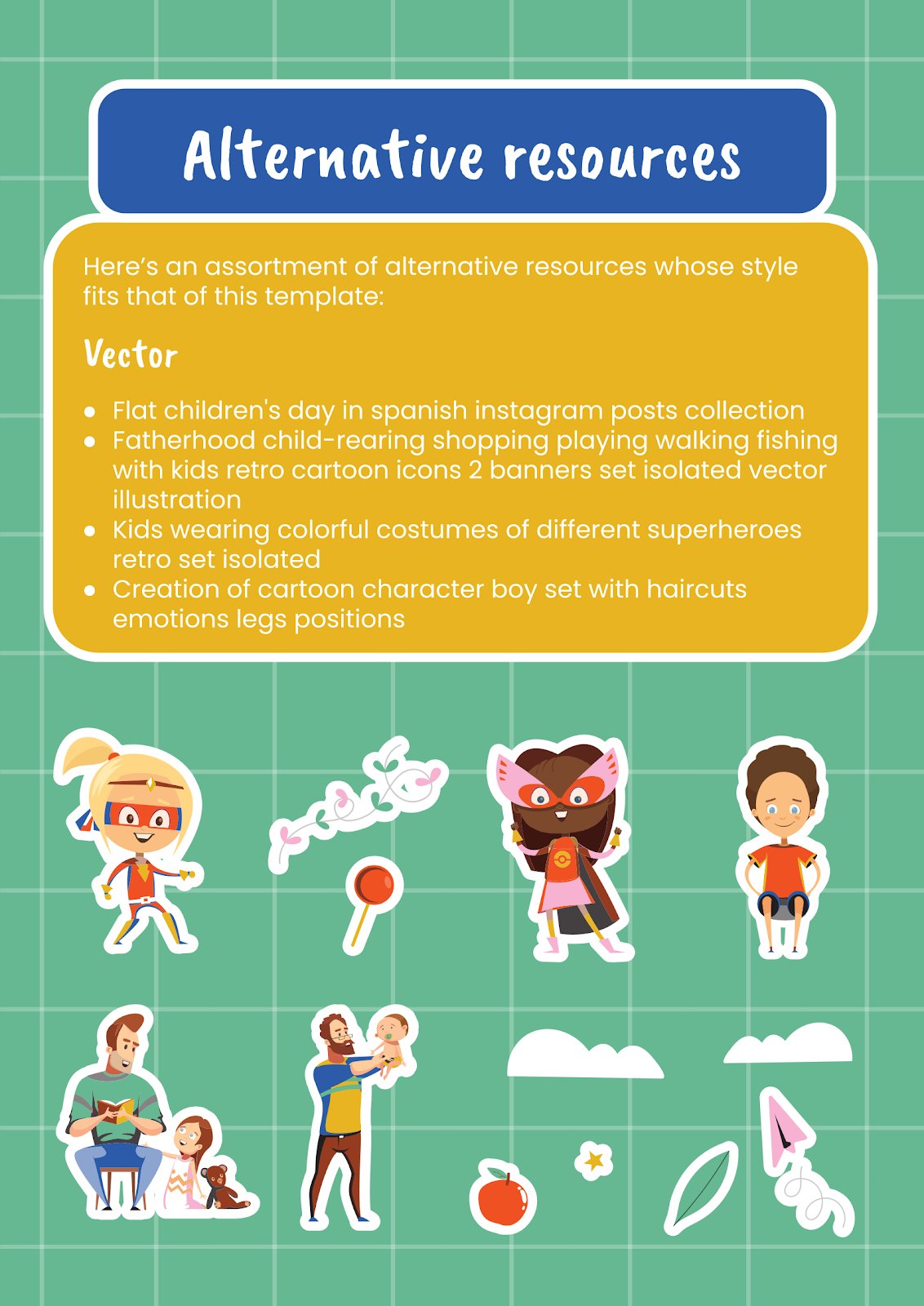 Physical Education & Drama Cards Elementary | Google Slides