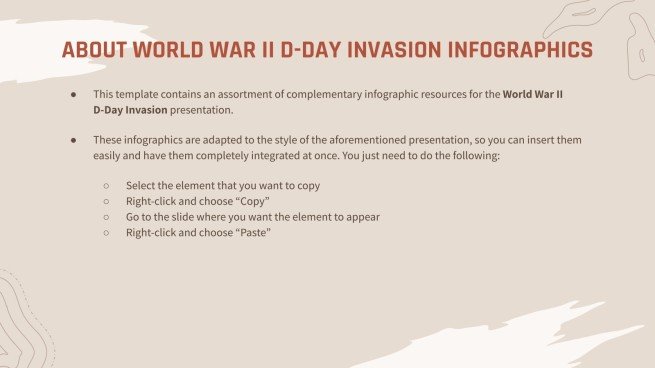 World War II D-Day Invasion Infographics