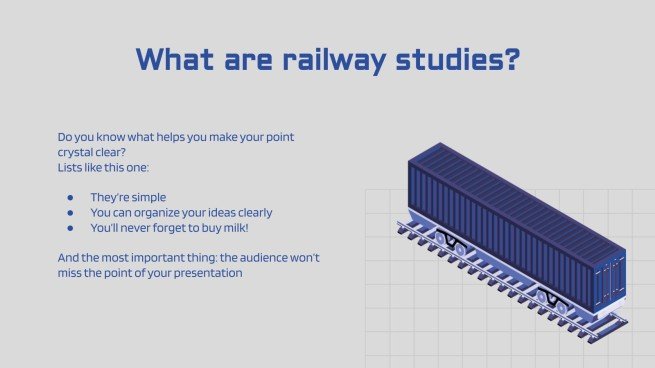 Railway Studies University | Google Slides and PowerPoint