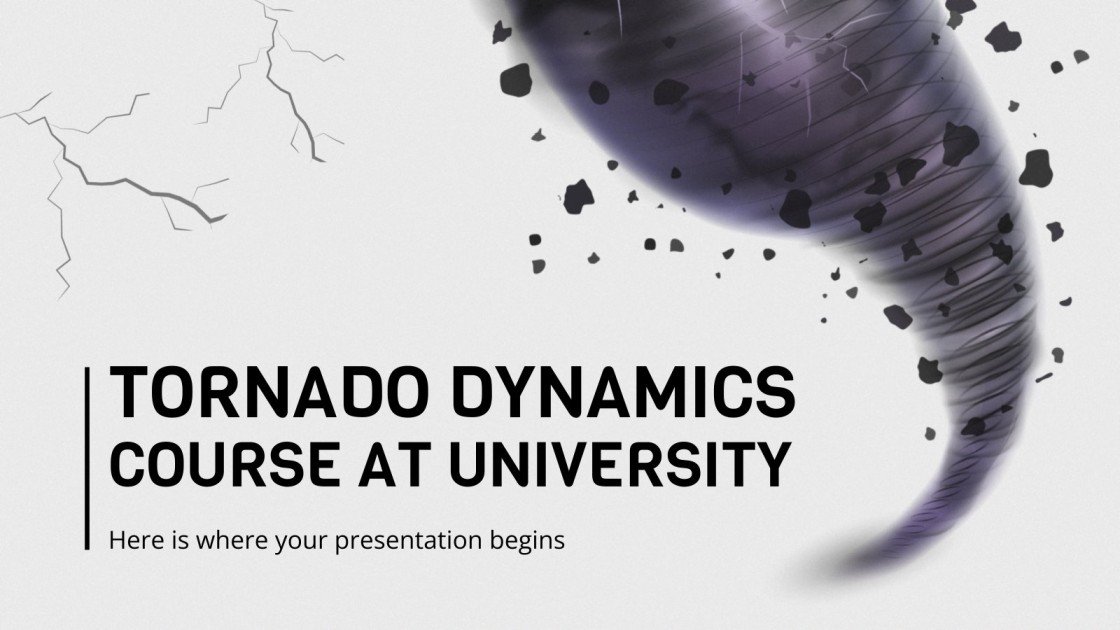 Tornado Dynamics Course at University | Google Slides