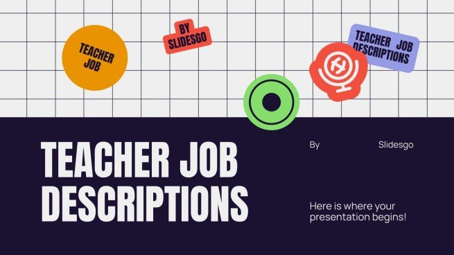 Teacher Job Descriptions for Schools | Google Slides & PPT