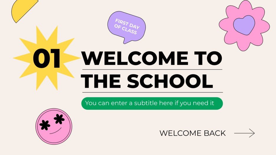 Actividades regreso a la escuela secundaria | Google Slides