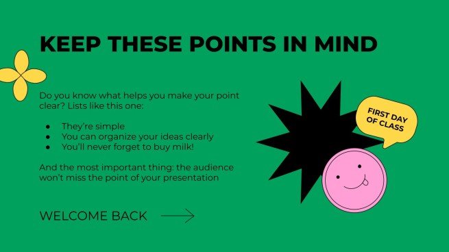 Back to School Activities for High School | Google Slides