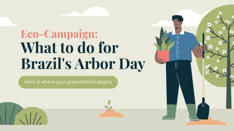 Plantillas de Google Slides y PowerPoint sobre árboles