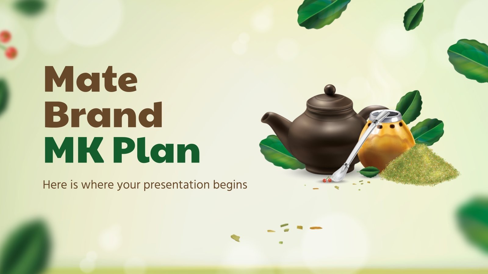 Mate Brand MK Plan | Google Slides and PowerPoint