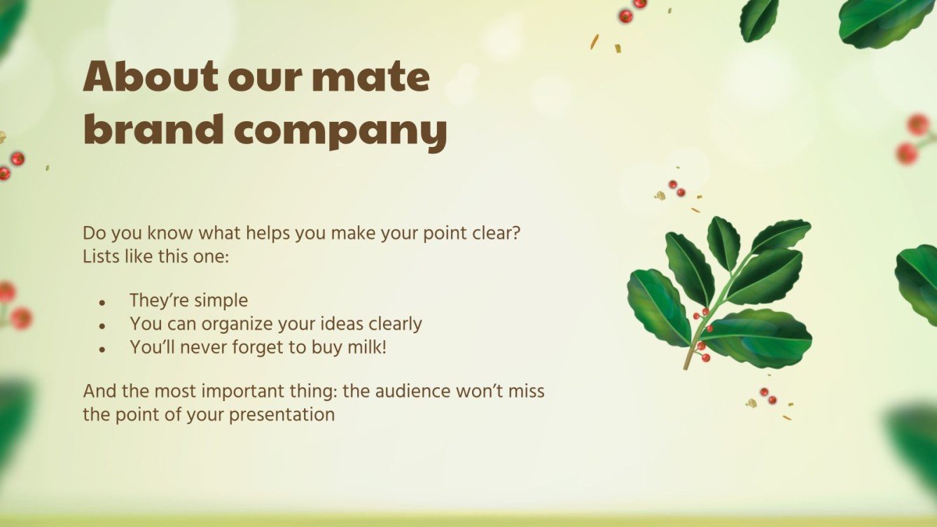 Mate Brand MK Plan | Google Slides and PowerPoint