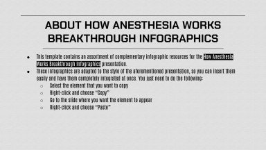 How Anesthesia Works Breakthrough Infographics | Google Slides