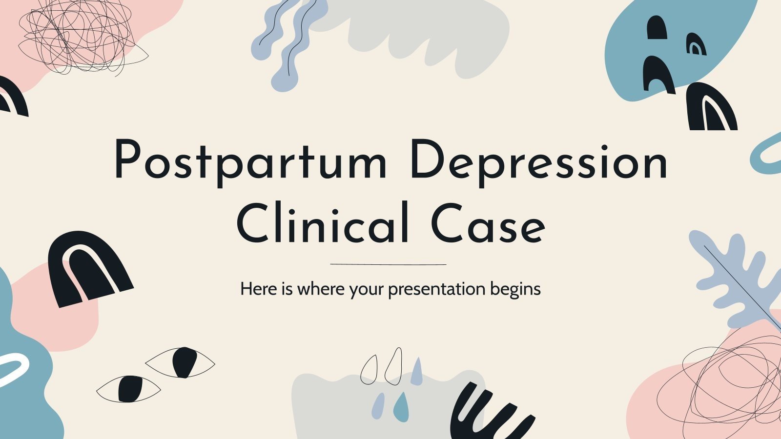 Google Slides & PPT Vorlagen zum Thema Depression