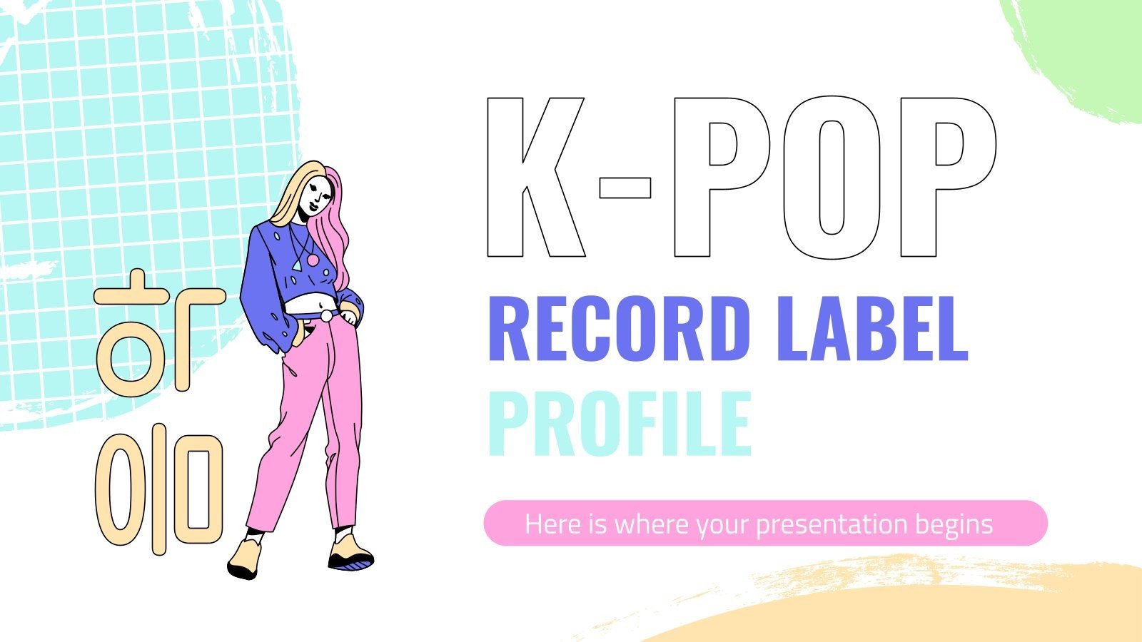 Free K-pop templates for Google Slides and PowerPoint